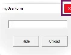 Cómo cerrar VBA UserForm Ocultar vs Descargar Tutoriales de Excel TOP