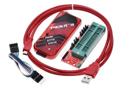 Kit Pickit 3 Gravador Pic Usb Programador Zif Socket Parcelamento