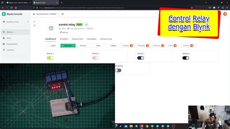 Control Relay Melalui Blynk Project Esp 8 Youtube