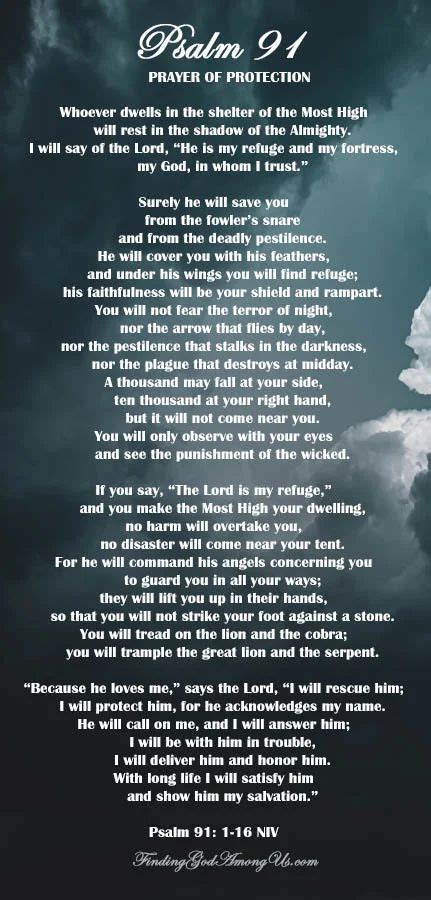 Psalm 91 Meaning For Divine Protection