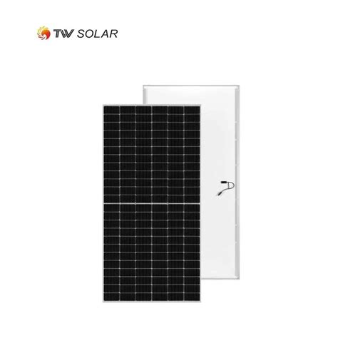 Tw Half Cell Pv Solar Power Panel 600w 580w 550w 585w 590w 144cells