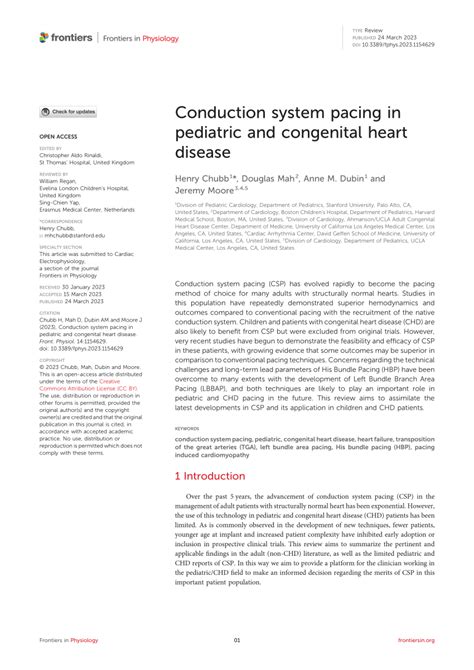 Pdf Conduction System Pacing In Pediatric And Congenital Heart Disease