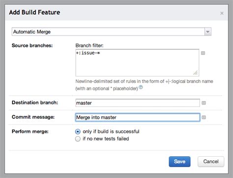 Automatic Merge The Teamcity Blog