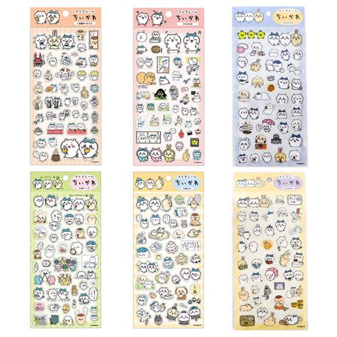 글루미 캐릭터몰 치이카와 클리어 씰 스티커일 619305 위시버킷