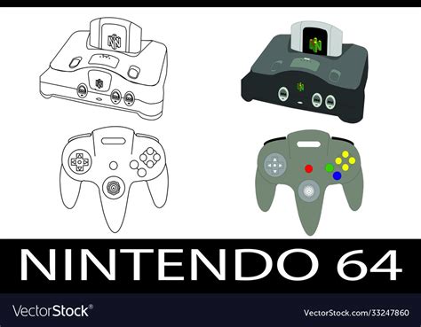 N64 Controller Vector