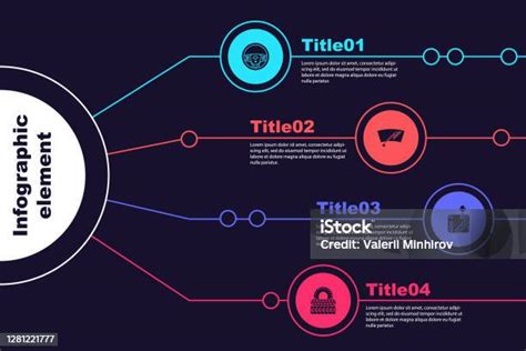 스티어링 휠 윈드스크린 와이퍼 기어 시프터 및 자동차 타이어를 설정합니다 비즈니스 인포그래픽 템플릿입니다 벡터 가장자리에 대한 스톡 벡터 아트 및 기타 이미지 Istock