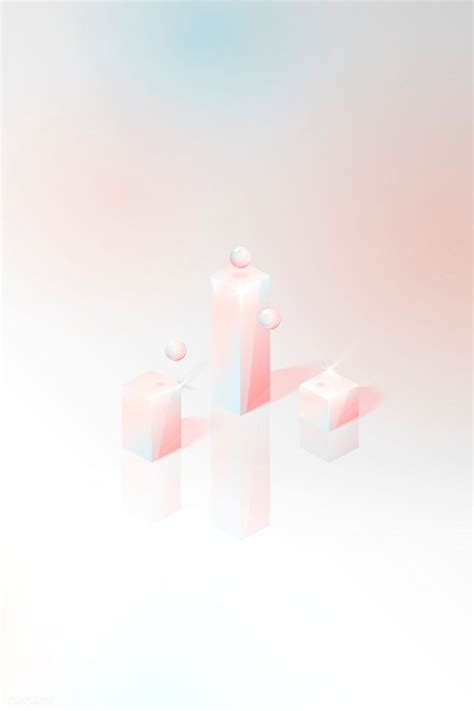 Abstract 3d Cube And Sphere Design