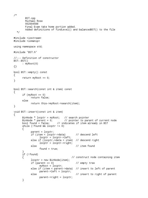 Bst Pdf Theoretical Computer Science Software Engineering