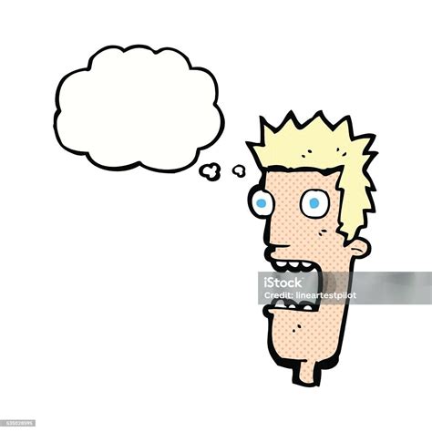 말풍선이 있는 놀란 남성 얼굴 만화 캐릭터 거친에 대한 스톡 벡터 아트 및 기타 이미지 거친 귀여운 그리기 Istock