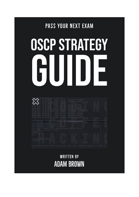 OSCP Strategy Guide OSCP Strategy Guide Table Of Contents Introduction Documentation Folder