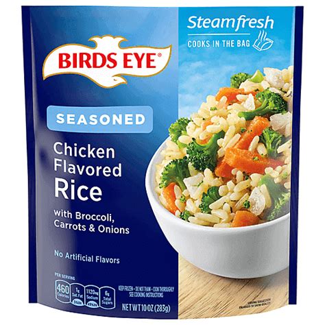 Birds Eye Chicken Flavored Rice Seasoned 10 Oz Frozen Vegetables Houchens Market Place