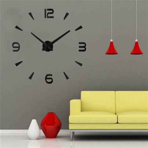 Настінний годинник Великий настінний 3Д годинник від 35 до 50 см Nu004181 низькі ціни