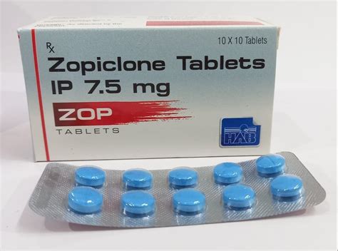 Zopiclone 7 5mg Tablet Packaging Size Box Prescription At ₹ 25 Stripe In Ahmedabad