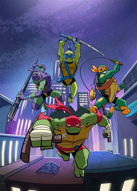 Rise Of The Teenage Mutant Ninja Turtles On Behance Teenage Mutant Ninja Turtles Art Teenage