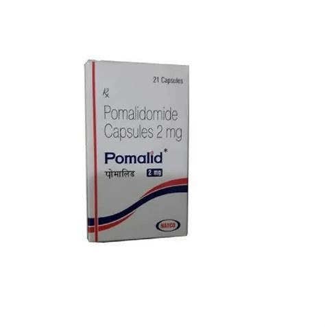 Pomalidomide Capsules 2 Mg At ₹ 5000bottle Pomalid In Mumbai Id 2853219385173