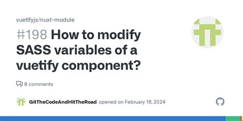 How To Modify Sass Variables Of A Vuetify Component · Issue 198