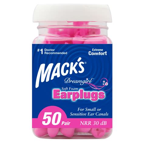 Dreamgirl™ Soft Foam Ear Plugs Macks® Ear Plugs