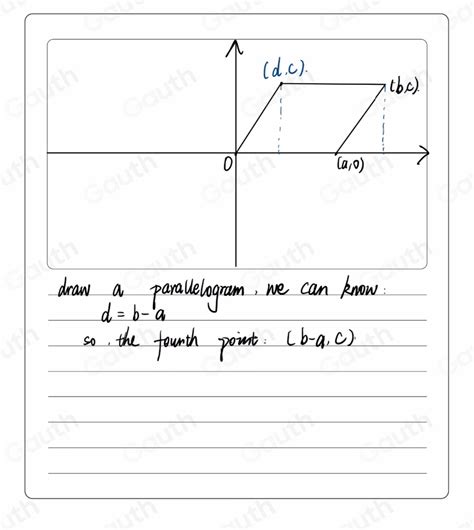 Solved Three Consecutive Vertices Of A Parallelogram Are B C 0 0 And A 0 Where A B C