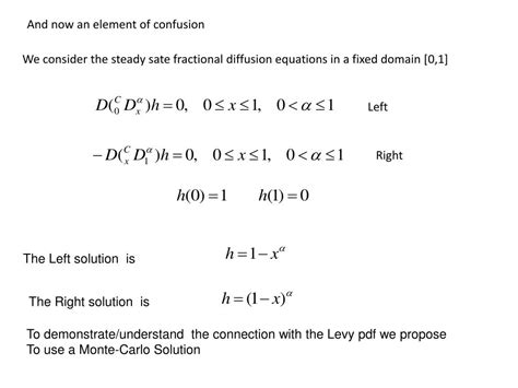 Ppt Can A Fractional Derivative Diffusion Equation Model Laboratory Scale Fluvial Transport