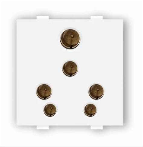 Modular 6 16 Amp Socket With Porcelain Base At ₹ 52 Piece Three Pin