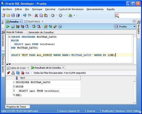 Right Now Sphelptext En Oracle O Ver Código De Un Procedimiento
