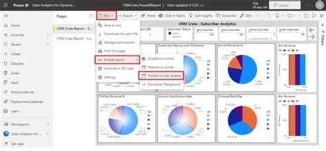 How To Embed A Power BI Report In The Dynamics CRM CRM Crate