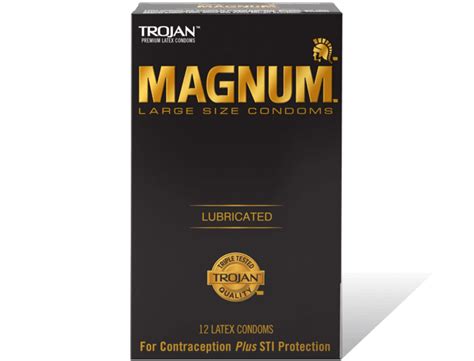 Magnum Xl Condoms Extra Large Lubricated Condoms Trojan