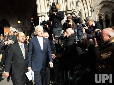 Photo Julian Assange Speaks To The Media After Losing Extradition