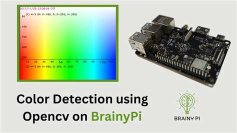 Color Detection Using Opencv On Brainy Pi Brainy Pi