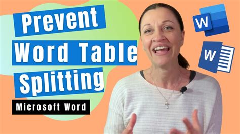 how to make a table not split across pages in word at jaime cardenas blog