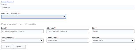 Mail Chimp Integration Growthzone