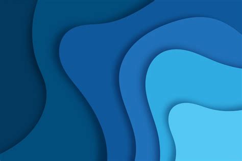 Premium Vector Abstract 3d Wave Blue Background