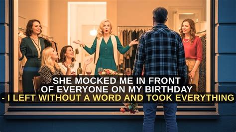 She Mocked Me In Front Of Everyone On My Birthday — I Left Without A