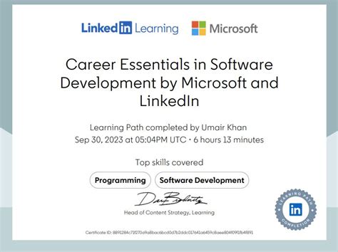 Umair Ali Khan On Linkedin Linkedinlearning Microsoft Nokia Programming Softwaredevelopment