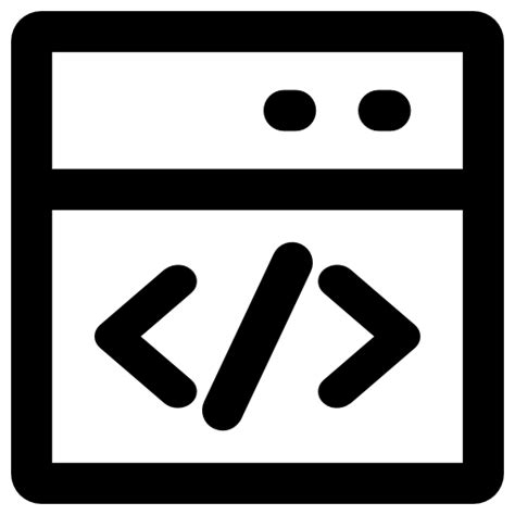 Coding Computing Interface Browser Programing Language Multimedia Icon