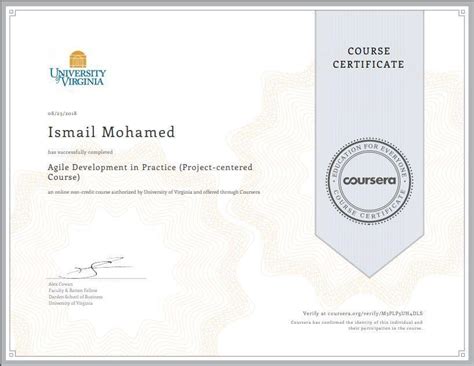 Ismail Ibrahim Mohamed On Linkedin Successfully Accomplished All 5 Courses In Agile