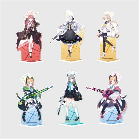 콜라보 블루 아카이브 공식 일러스트 아크릴 스탠드