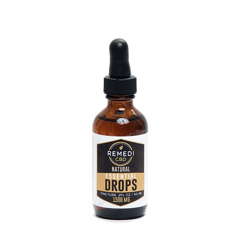 Remedi Plus Remedi Cbd Essential Drops Tincture 1500mg Flavorless
