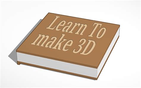 3d Design A Book Tinkercad