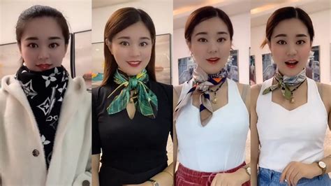 스카프 예쁘게 매는법 직사각형스카프 매는법 8스타일 스카프 연출법 20b Youtube