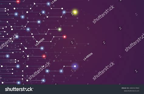 Electronic Circuit Board Close Hightech Technology Stock Vector Royalty Free