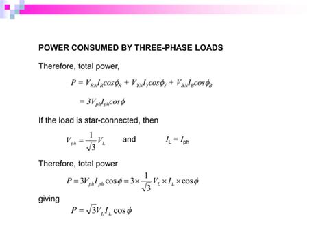 Bef 23803 Lecture 9 Three Phase Power Calculations Ppt