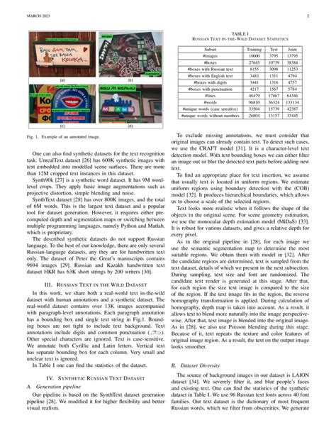 Rustitw Russian Language Text Dataset For Visual Text In The Wild