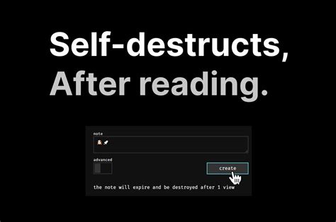 Cryptgeon Self Destructing Notes App Made With Svelte