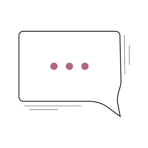 Premium Vector Square Speech Bubble Isolated Illustration