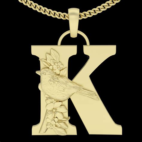 Stl File Alphabet Letter K・3d Print Design To Download・cults