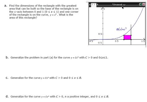 Solved A Find The Dimensions Of The Rectangle With The