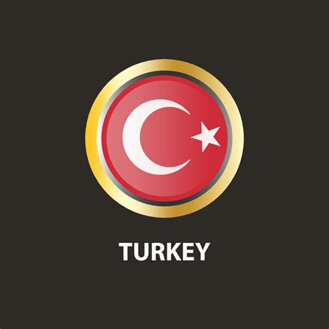 Turkey Country Flag Vector Nationality National Coat Of Arms 19825943 Vector Art At Vecteezy
