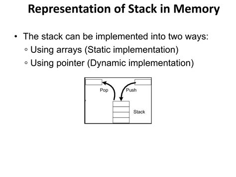 Stack Opeartions On Stack Applications Of Stack Ppt