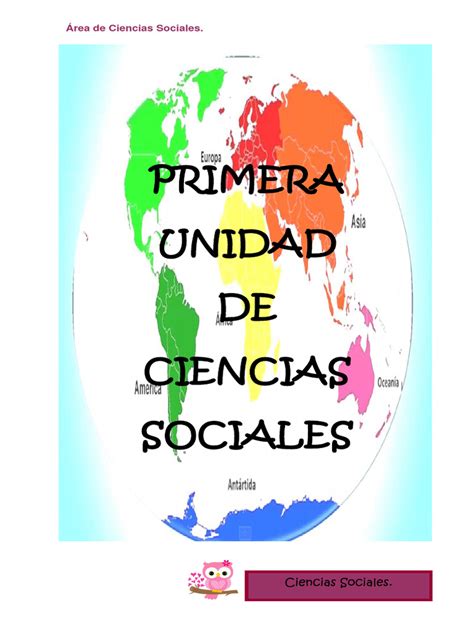 Primera Unidad De Ciencias Sociales Pdf Edades Medias Mapa